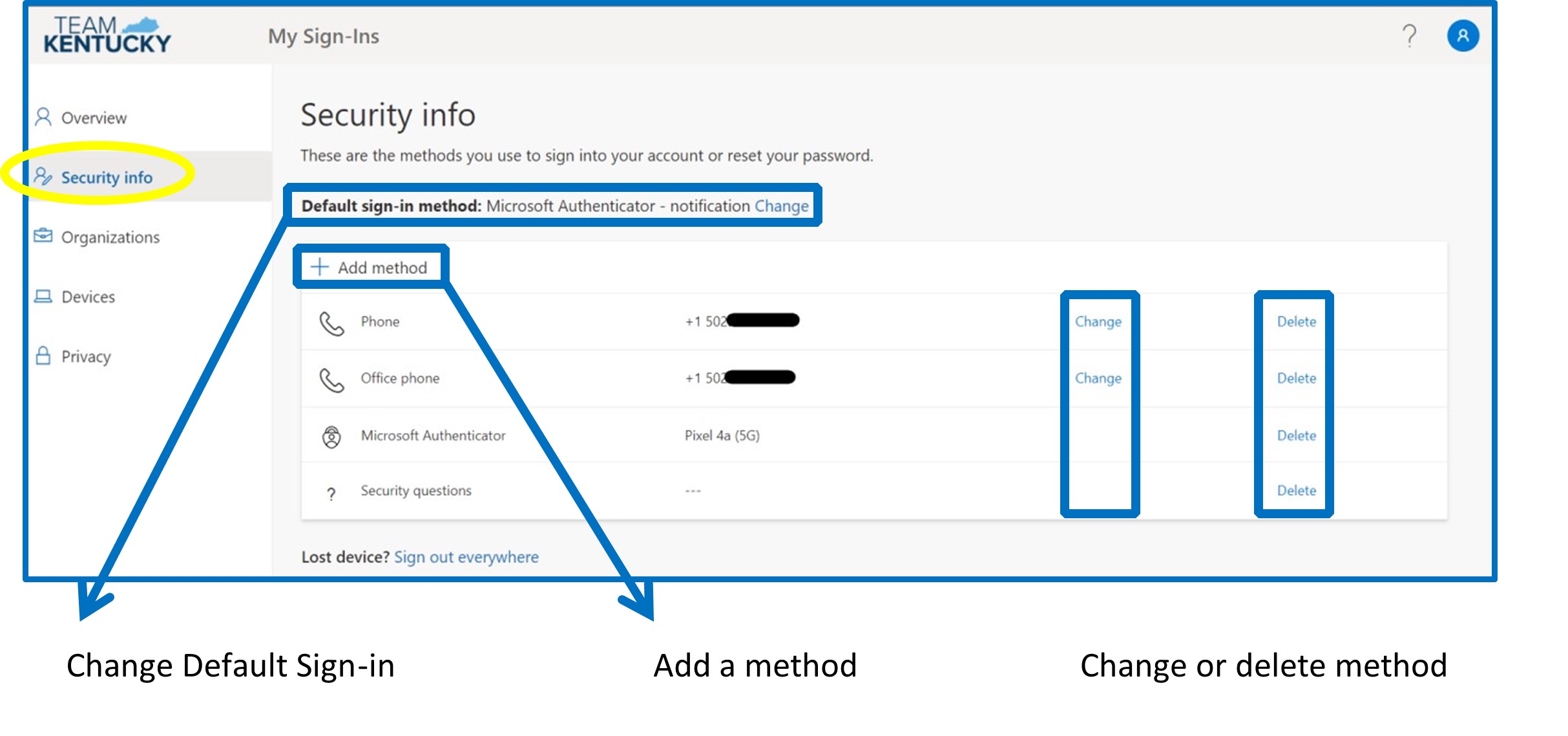 Setting Up Authentication Methods - Commonwealth Office of Technology (Kentucky)